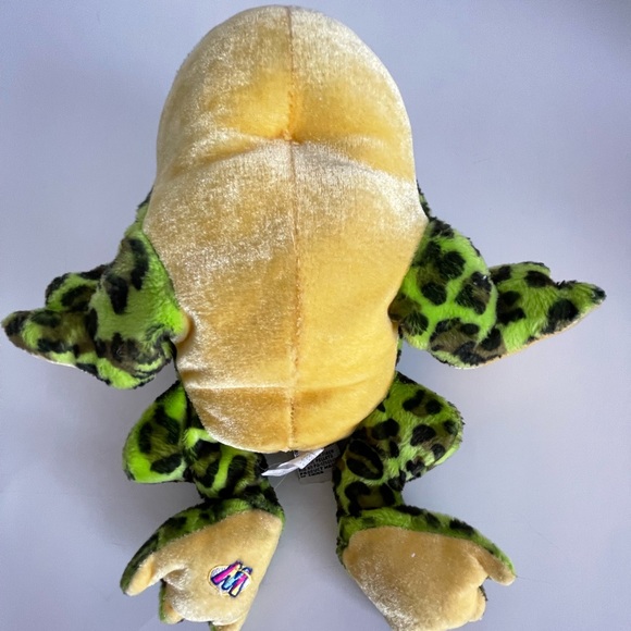Toys | Ganz Bullfrog Plush Stuffed Green And Yellow Frog | Poshmark